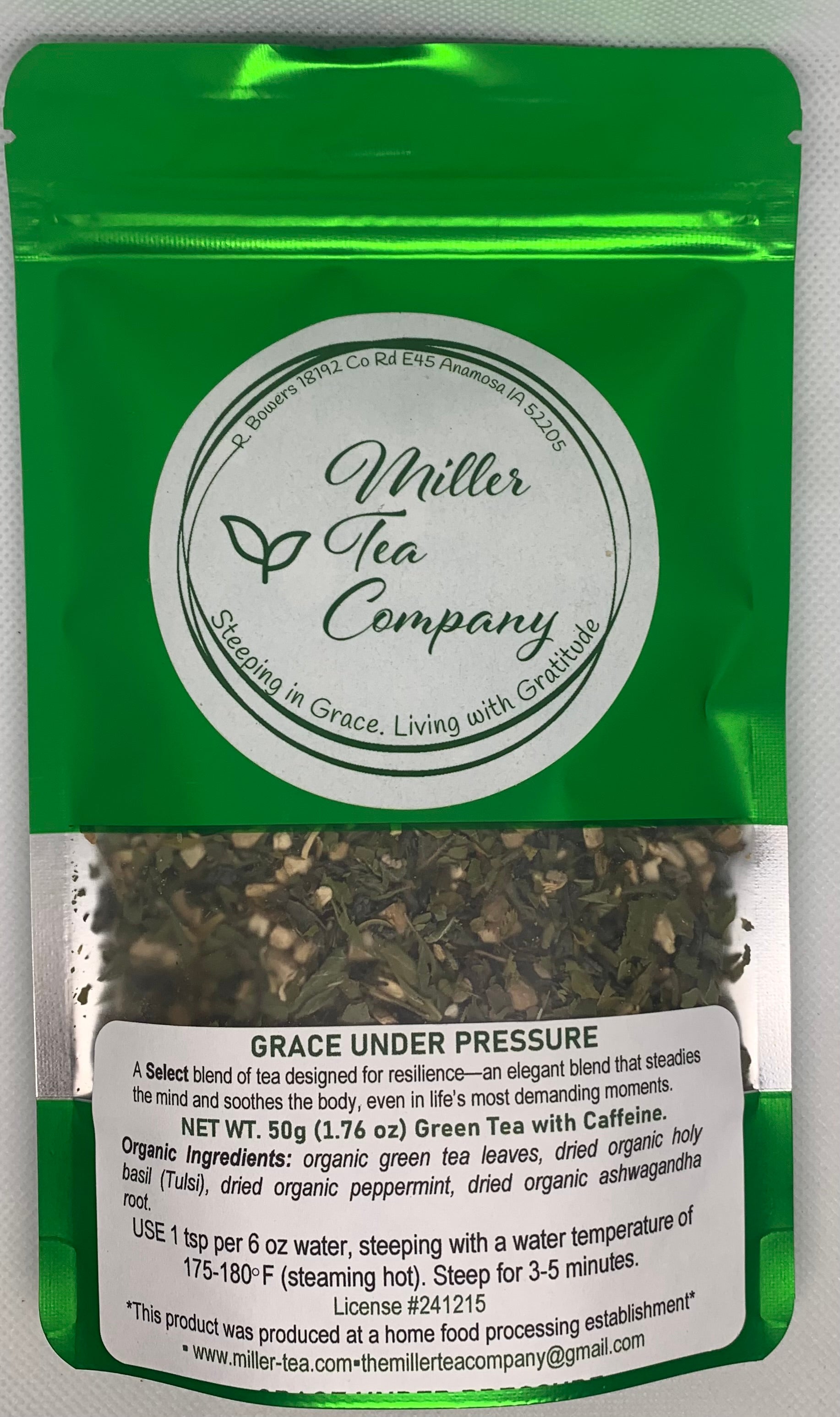 Grace Under Pressure | Miller Tea Company